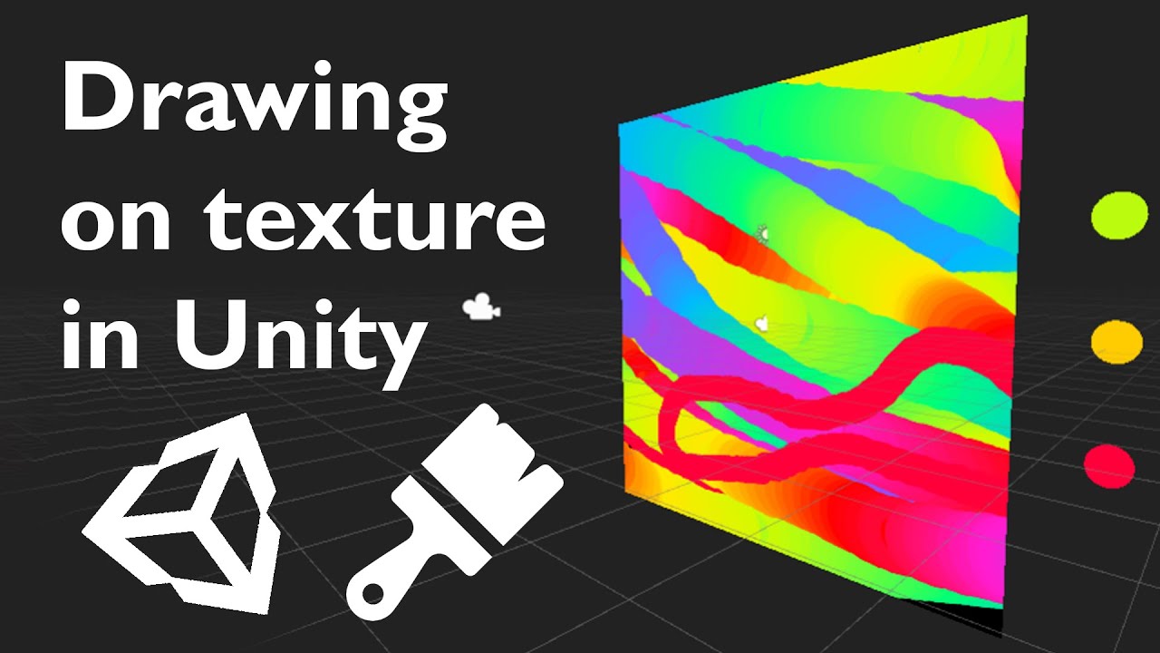 Unity - Drawing on texture (Using Camera Flags) - YouTube