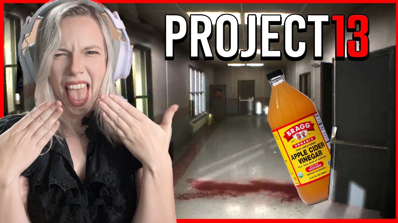 Project 13 indie horror game VINEGAR CHALLENGE - YouTube