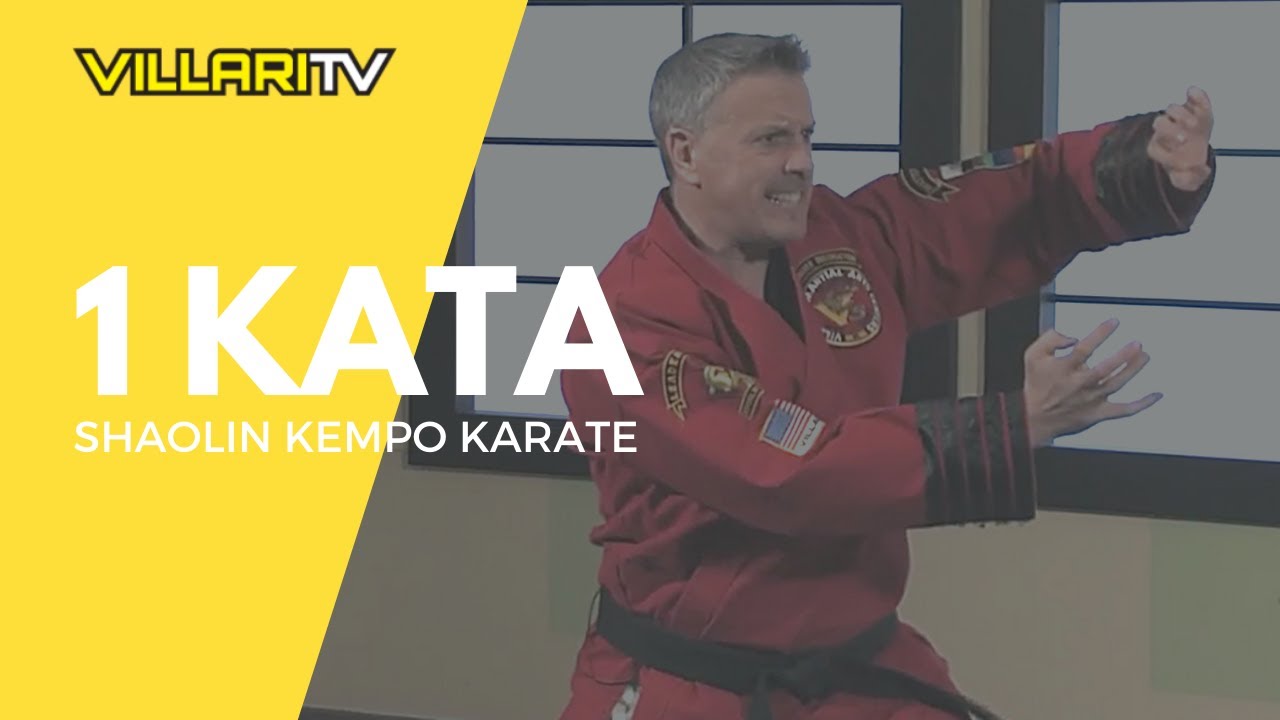 Learn 1 Kata from Grandmaster Villari's - Shaolin Kempo Karate - YouTube