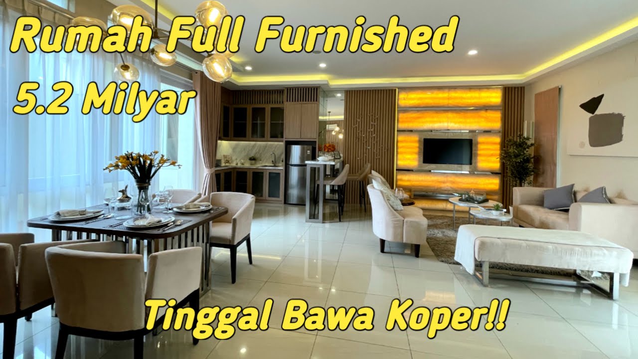 Rumah Full Furnished Tinggal Bawa Koper!! Cluster The Bay Paradise ...
