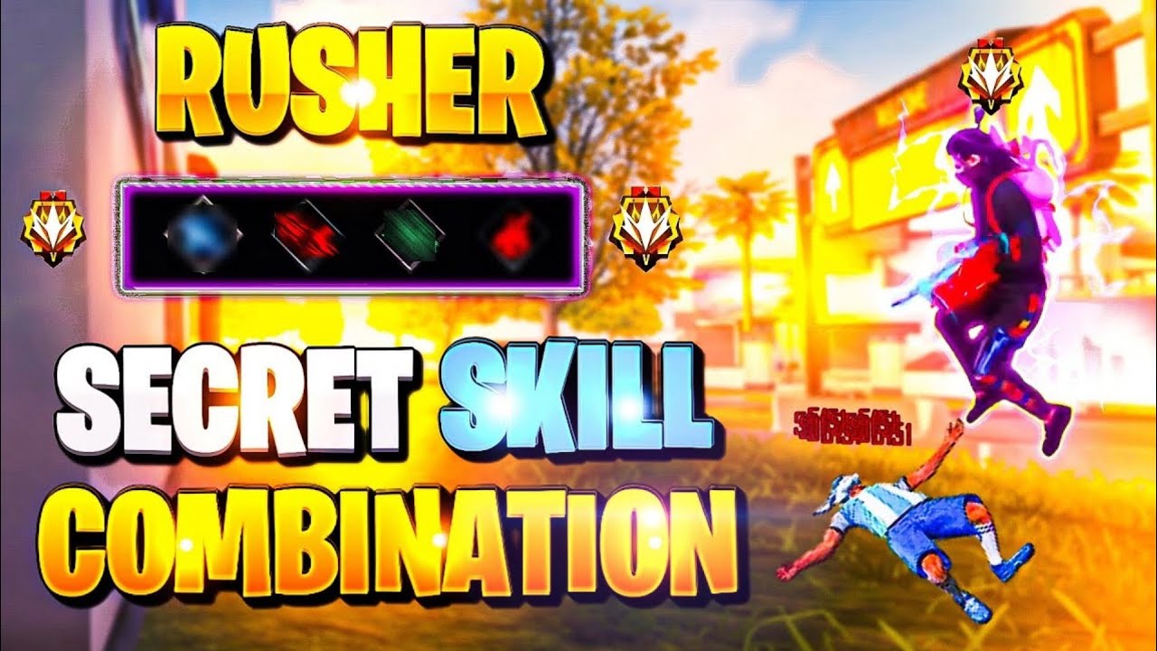 Rusher Character Combination 🔥 | Best Character Skill For Rusher In ...