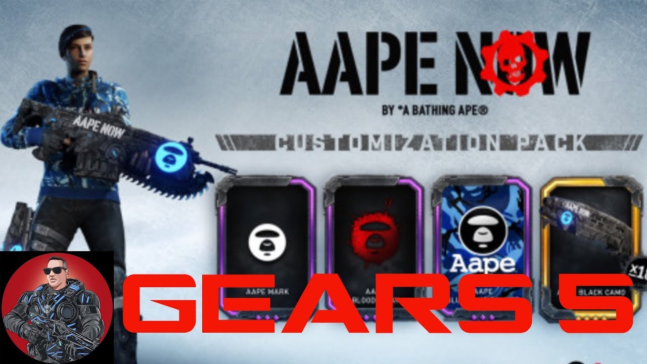 Gears 5 Aape skins & Packs - YouTube