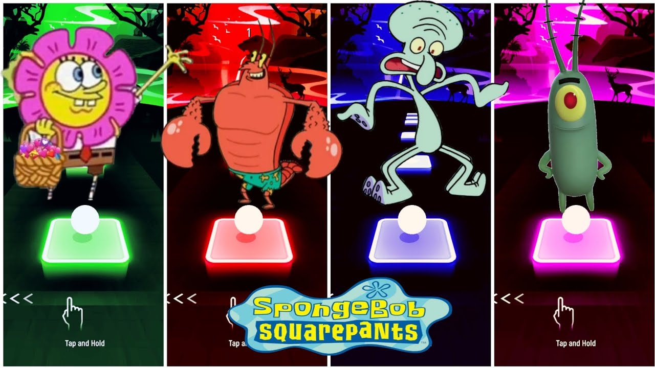 Bob vs Patrick vs Squidward vs Plankton 🎶 Who Will Win? - Boxing Battle ...