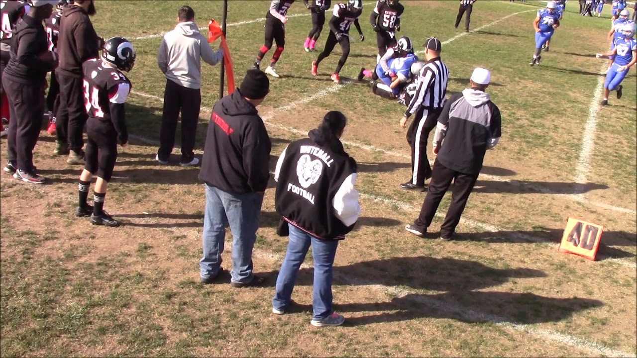 Bishop Ready JV football vs whitehall - YouTube