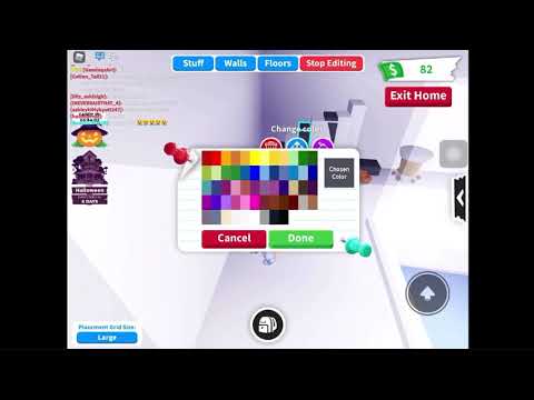 I bought a futuristic house in adopt me! Watch me decorate swimming pool area | E-blox