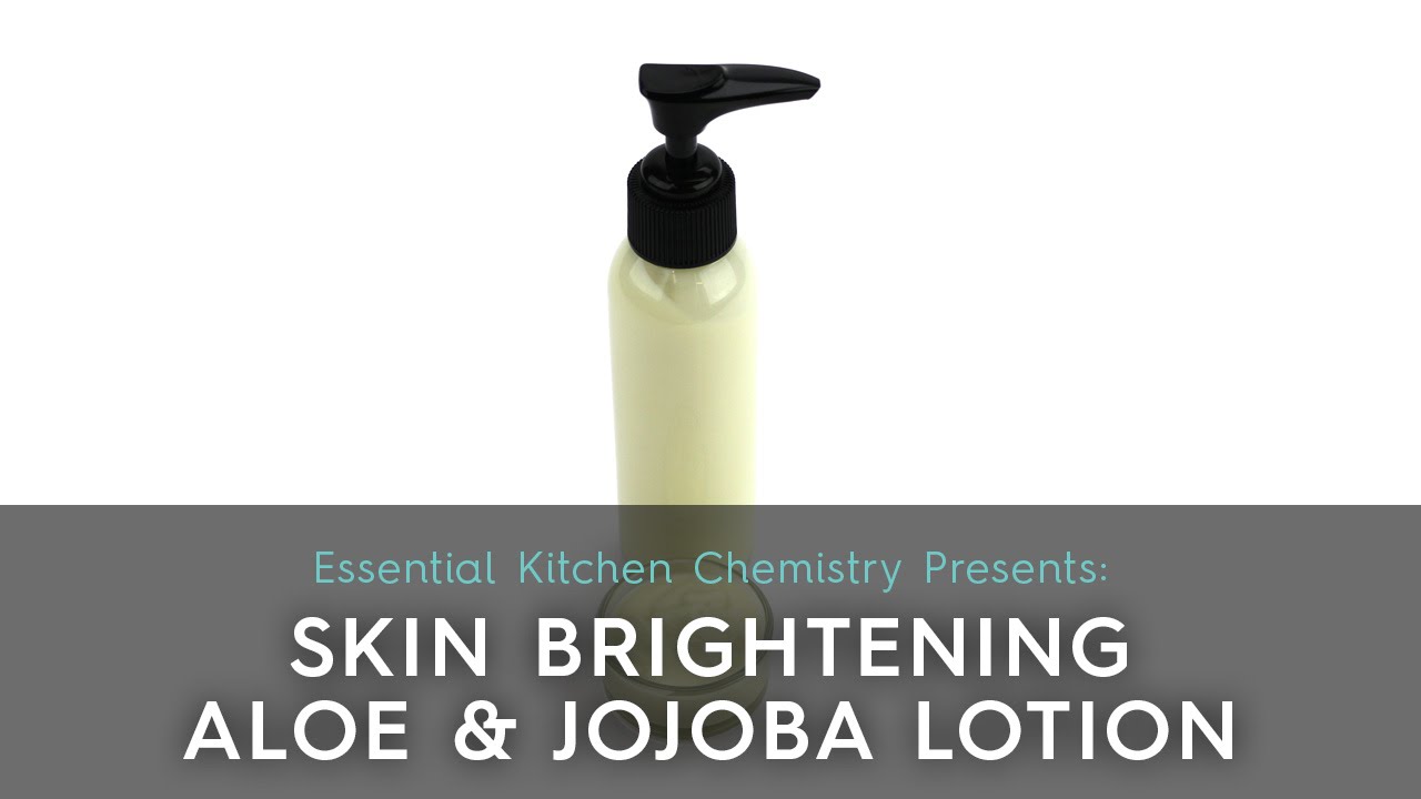 Skin Brightening Aloe and Jojoba Lotion - YouTube