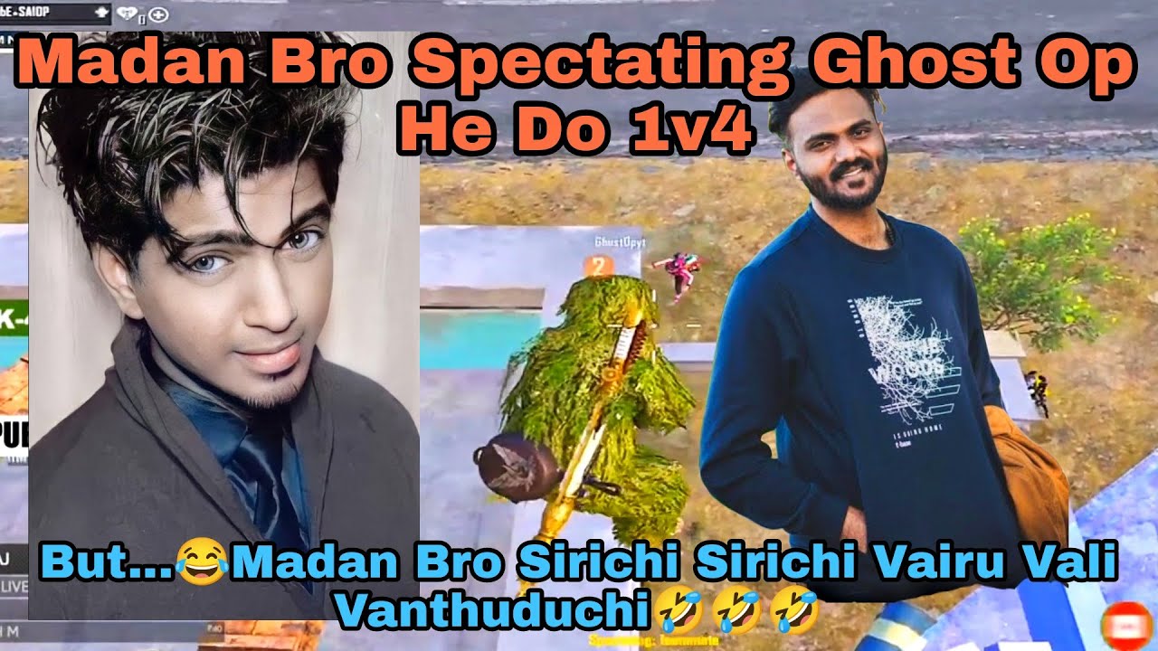 Ghost Op 1v4 Moment/Madan Laughing/Madan Op - YouTube