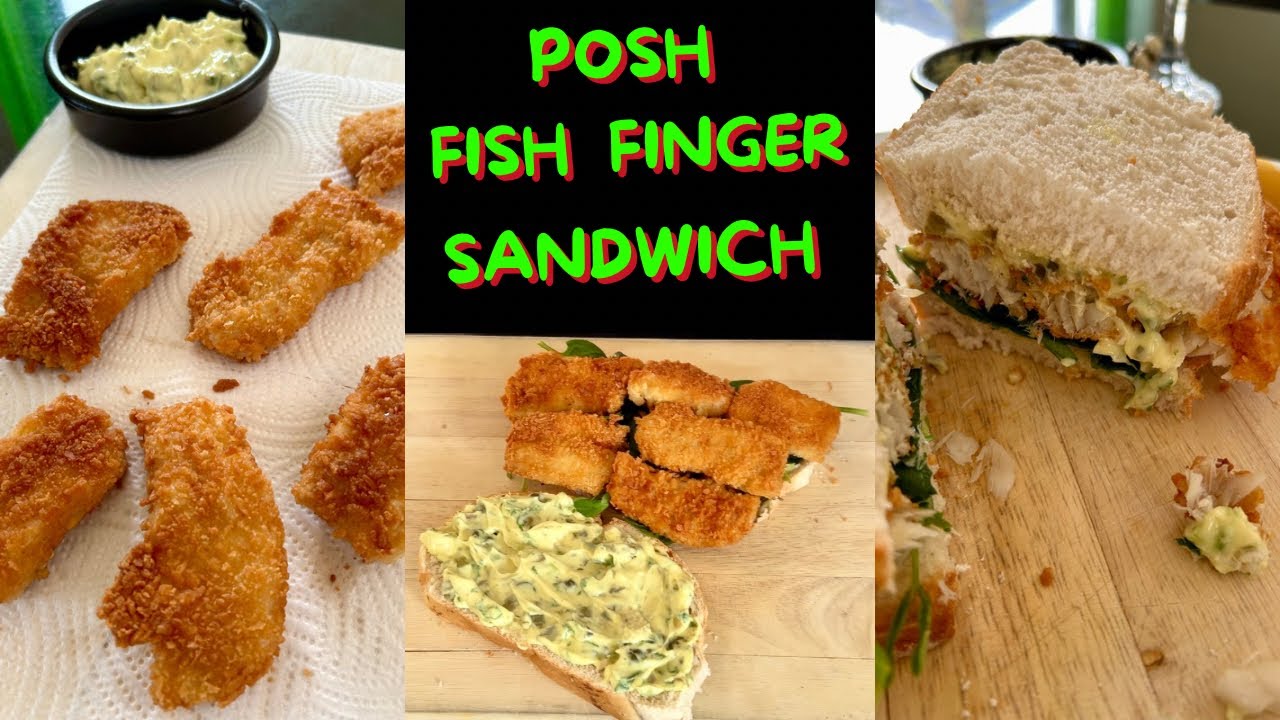 Posh Fish Finger Sandwich Recipe Homemade and next level delicious ...