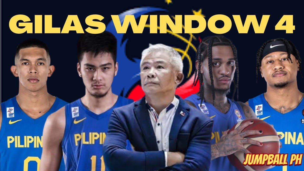 GILAS PILIPINAS OFFICIAL LINEUP | 4TH WINDOW FIBA WORLD CUP ASIAN ...