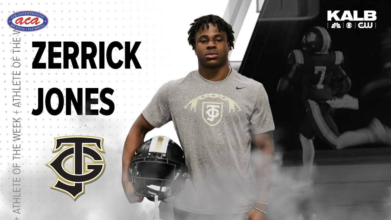 Jones at home in the end zone: Jena’s Zerrick Jones scored 20 of 22 ...