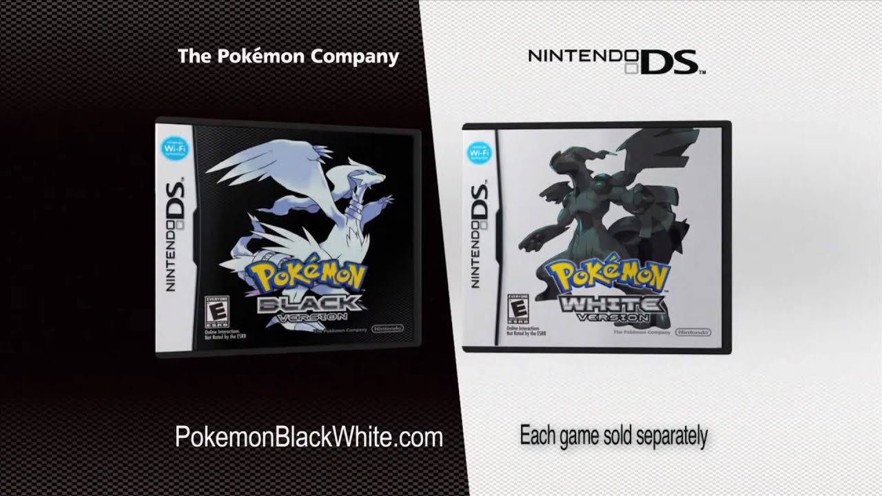 Nintendo DSi Pokemon Black & White Trailer - YouTube