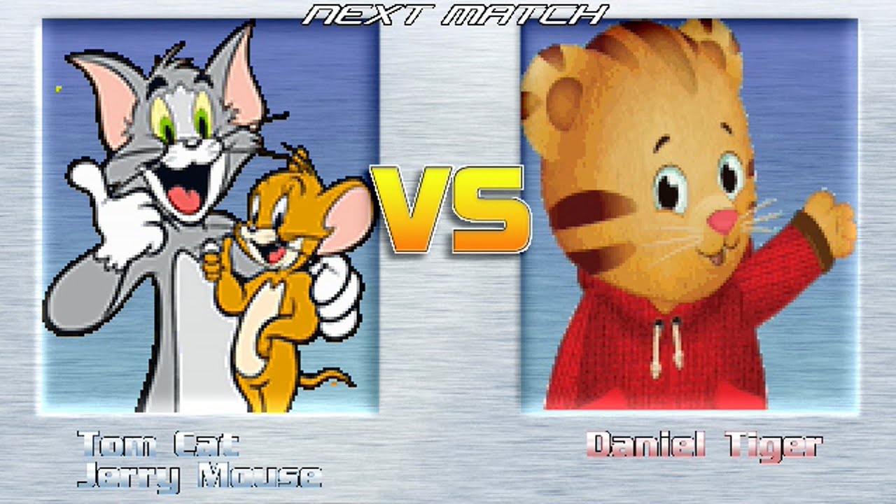 M.U.G.E.N BATTLES | Tom/Jerry vs Daniel Tiger | Tom and Jerry vs Daniel ...