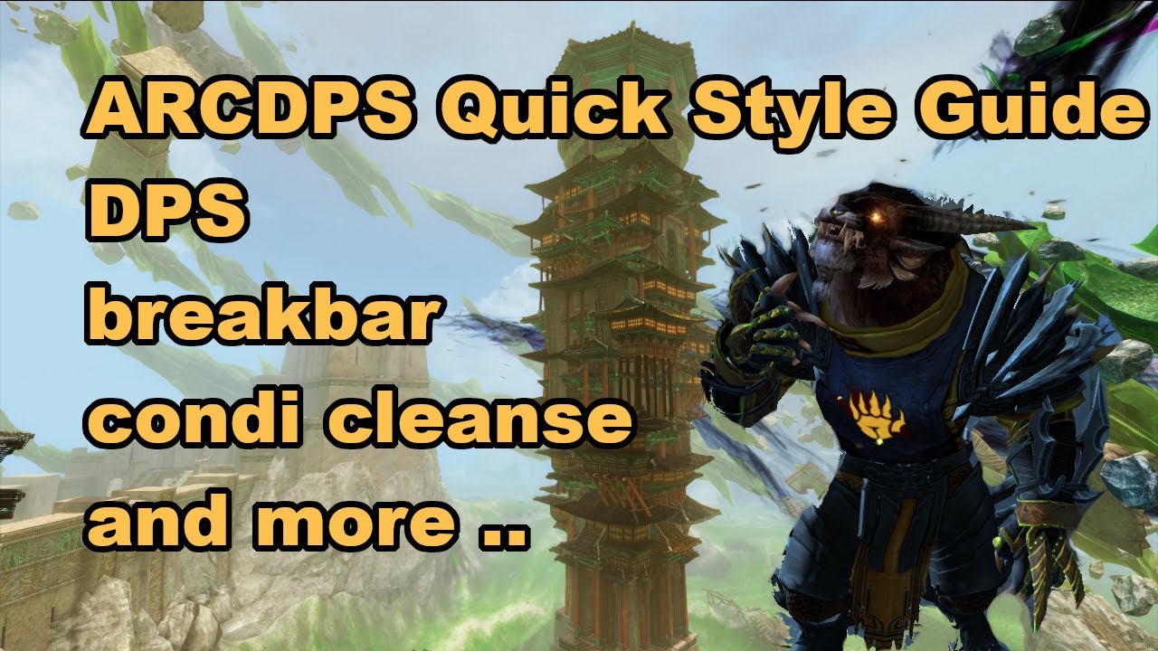 Arcdps quick style guide - YouTube