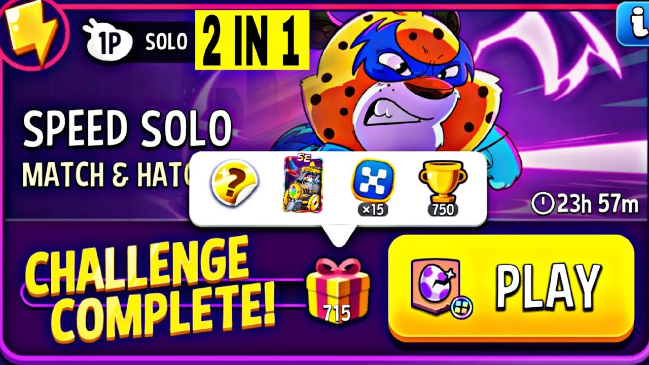 2 speed solo match & hatch square matches solo challenge | match ...