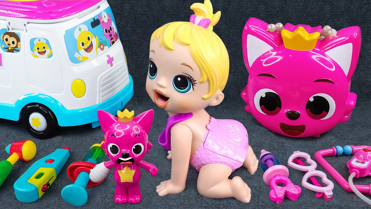 95 Satisfying with Unboxing Pinkfong Doctor Playset, Pretend Doctor Set ...