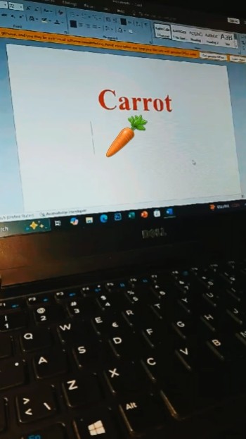 How to create carrot in MS Word |#shorts - YouTube