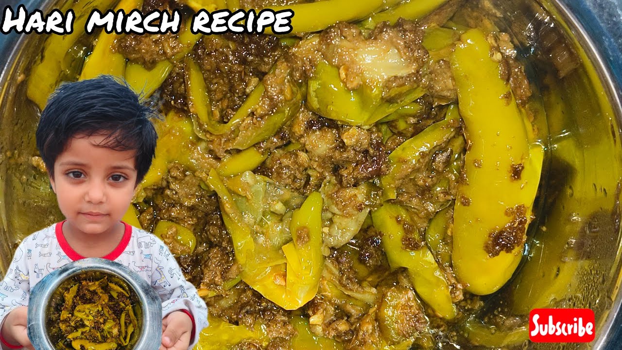Tali Hui Hari mirchi aise banaye || quick and easy recipe || Hari ...