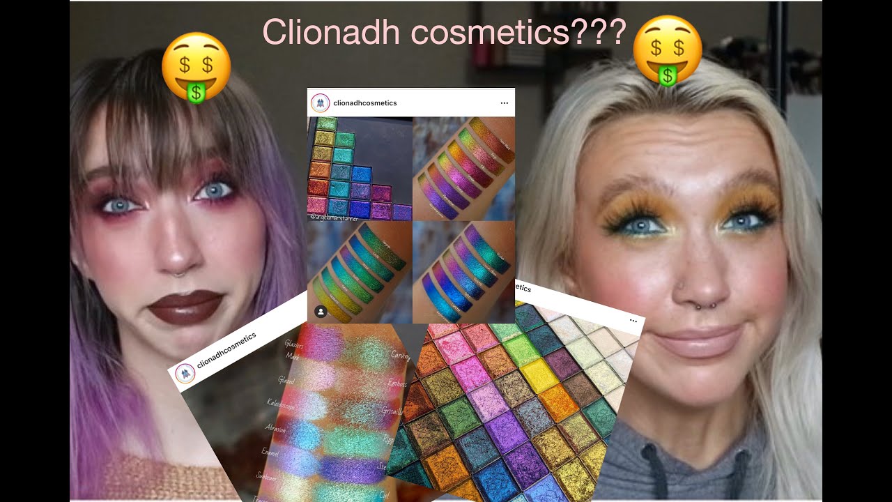 CLIONADH COSMETICS STAINED GLASS COLLECTION REVIEW | TWINTORIALS - YouTube