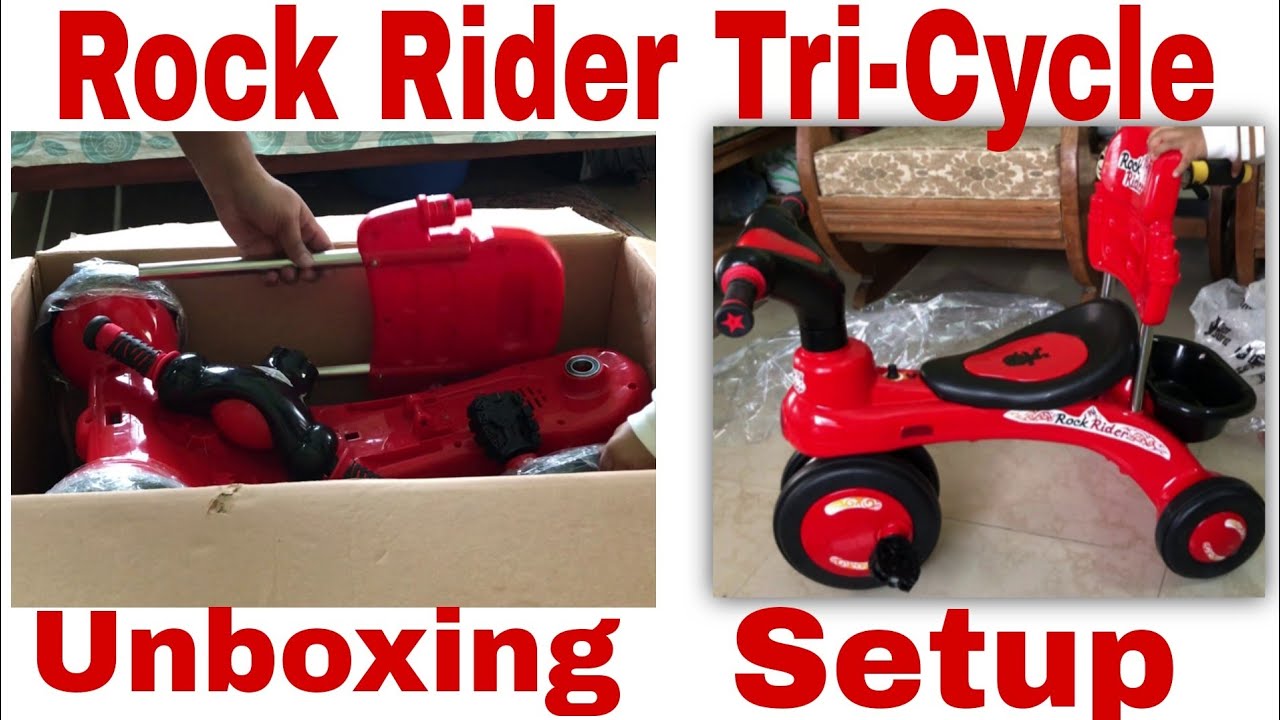 Rock Rider Tricycle | Unboxing | Setup | 3,000tk | RFL - YouTube