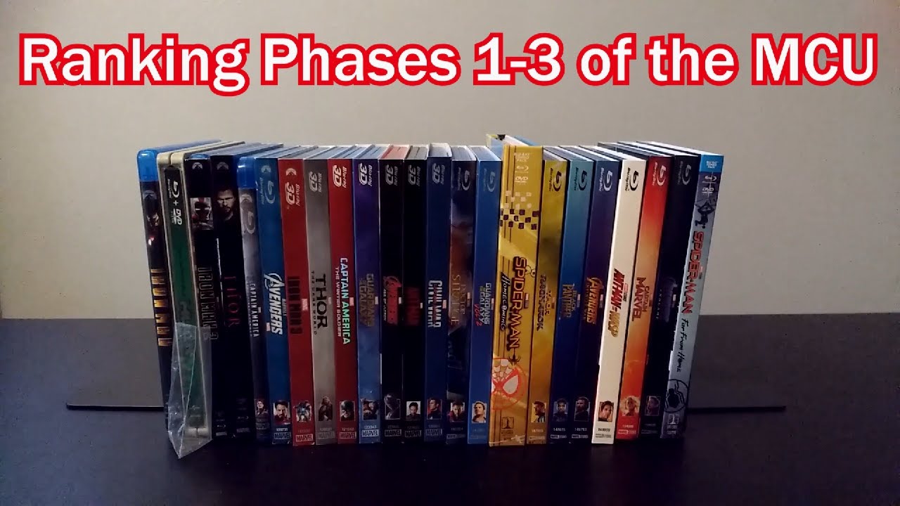 Ranking All the MCU Movies (Phases 1-3) - YouTube