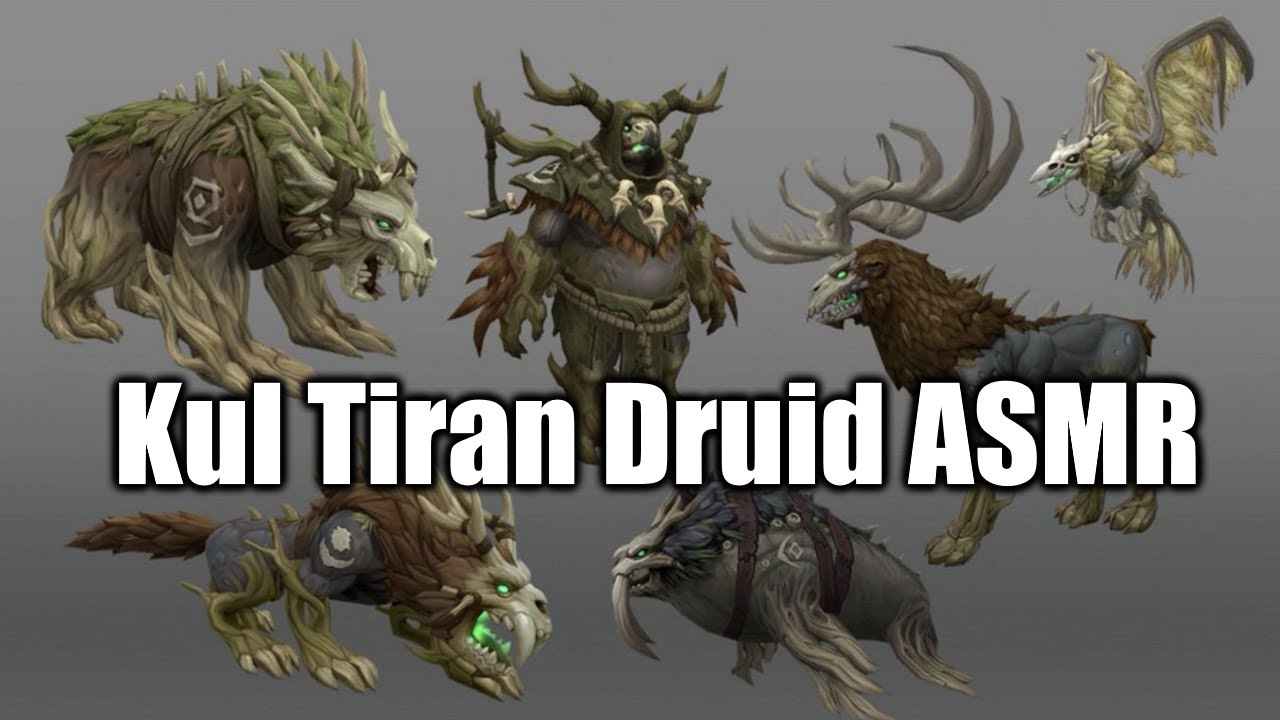 ASMR | WoW - Some New Kul'Tiran Druid Leveling - YouTube