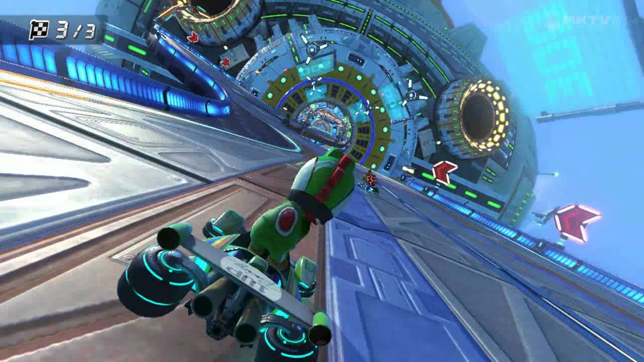 Wii U - Mario Kart 8 - Big Blue - YouTube