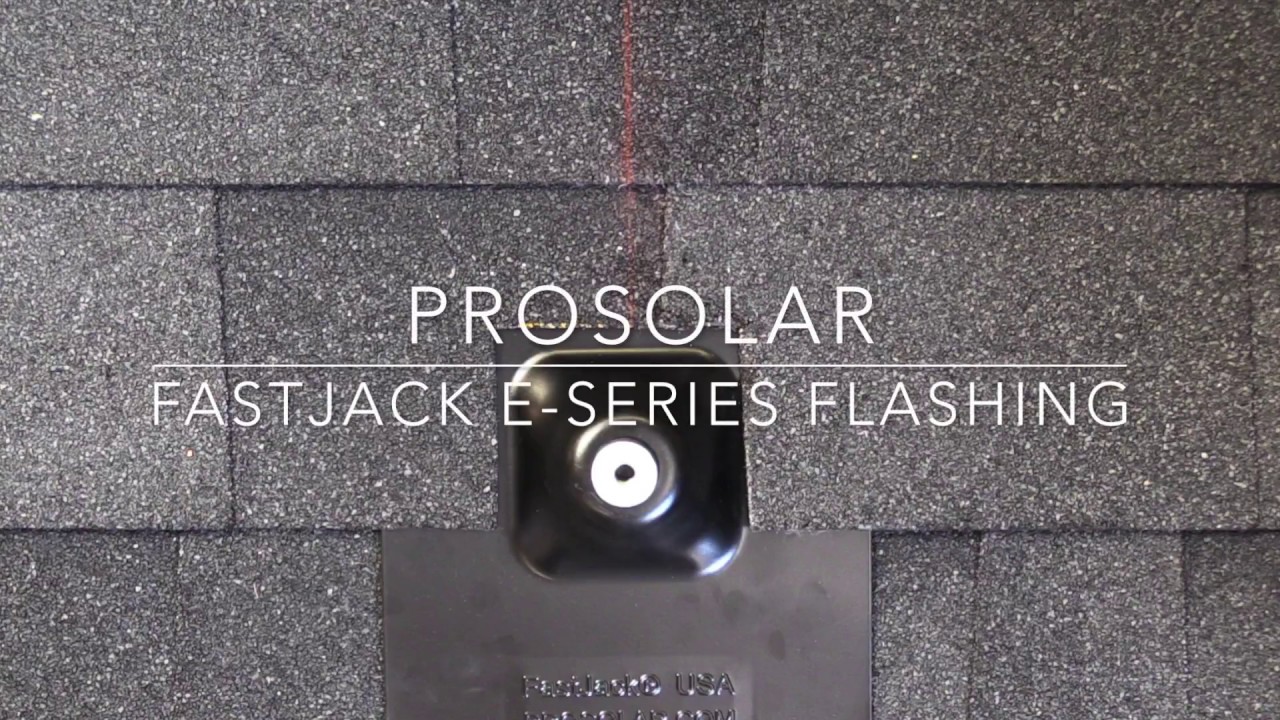 ProSolar FastJack® E-Series Installation 2X Speed - YouTube