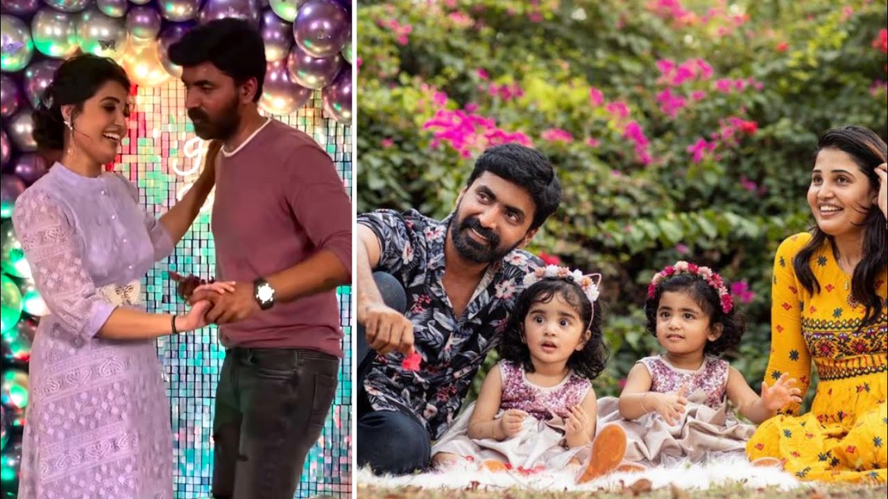 Prajin & Sandra Twin Girls 4th Birthday Celebration 🥳💖 Butterfly 🦋 ...