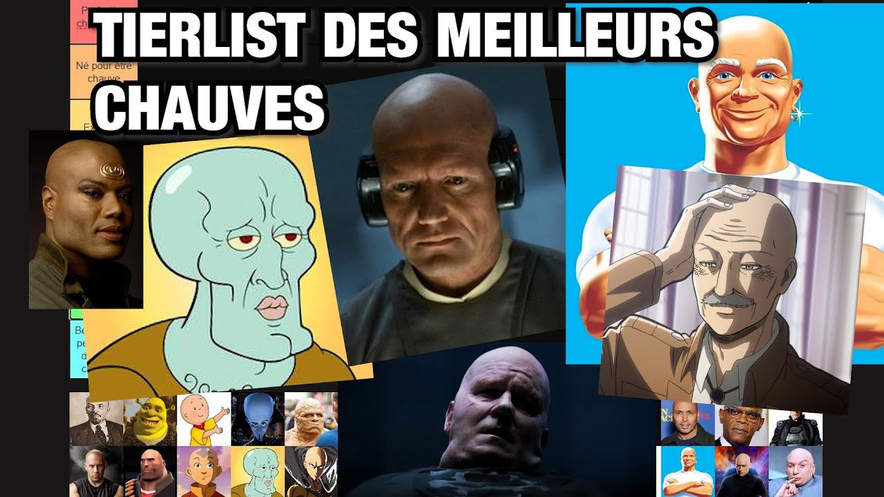 Tierlist des meilleurs Chauves (live) - YouTube