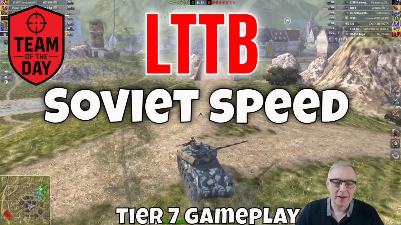 Soviet Speed! LTTB Gameplay & Team of the Day Highlights Wot Blitz ...