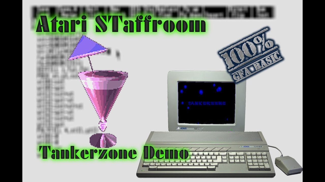 Tankerzone Demo (Atari ST) 100% GFA Basic - YouTube