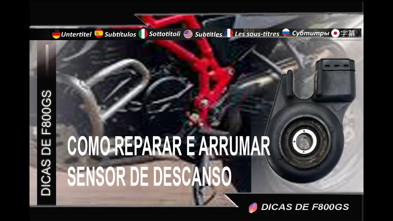 A solução definitiva para o Sensor de Descanso Lateral da BMW F800GS ...