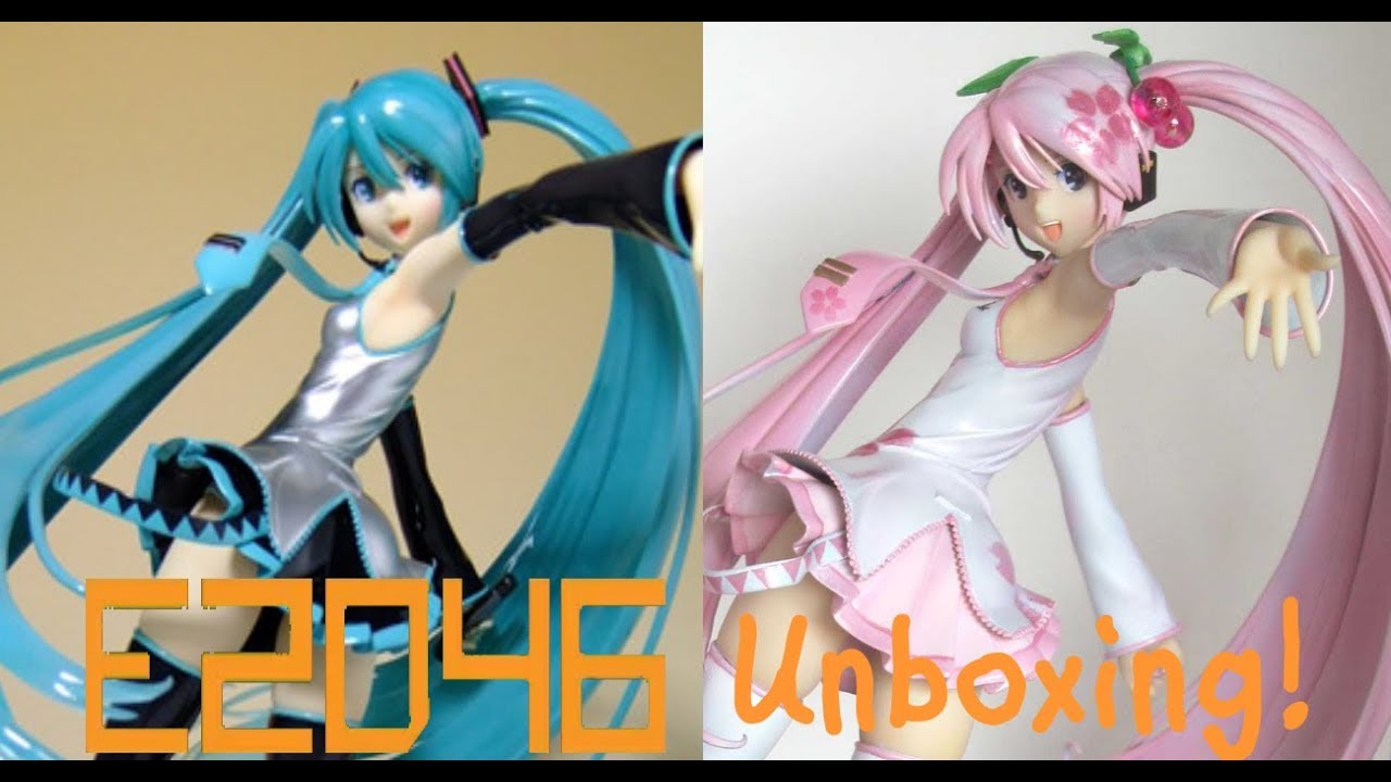 Hatsune Miku 1/7 scale E2046 Recast Model Resin Kit Unboxing - YouTube