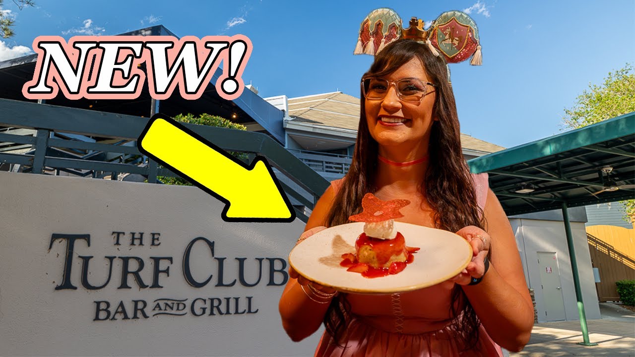 Turf Club Bar and Grill NEW MENU 🏇 Disney World Saratoga Springs food ...