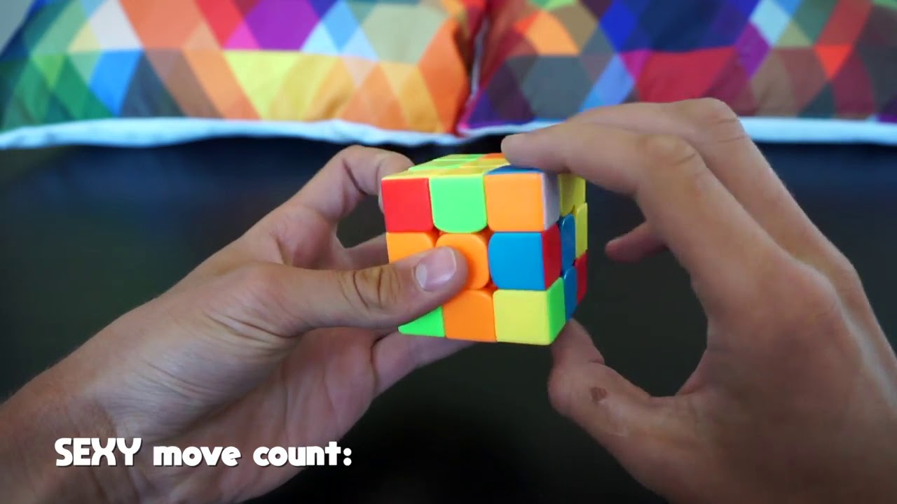 Solving A Rubiks Cube In 10 Sexy Moves Youtube