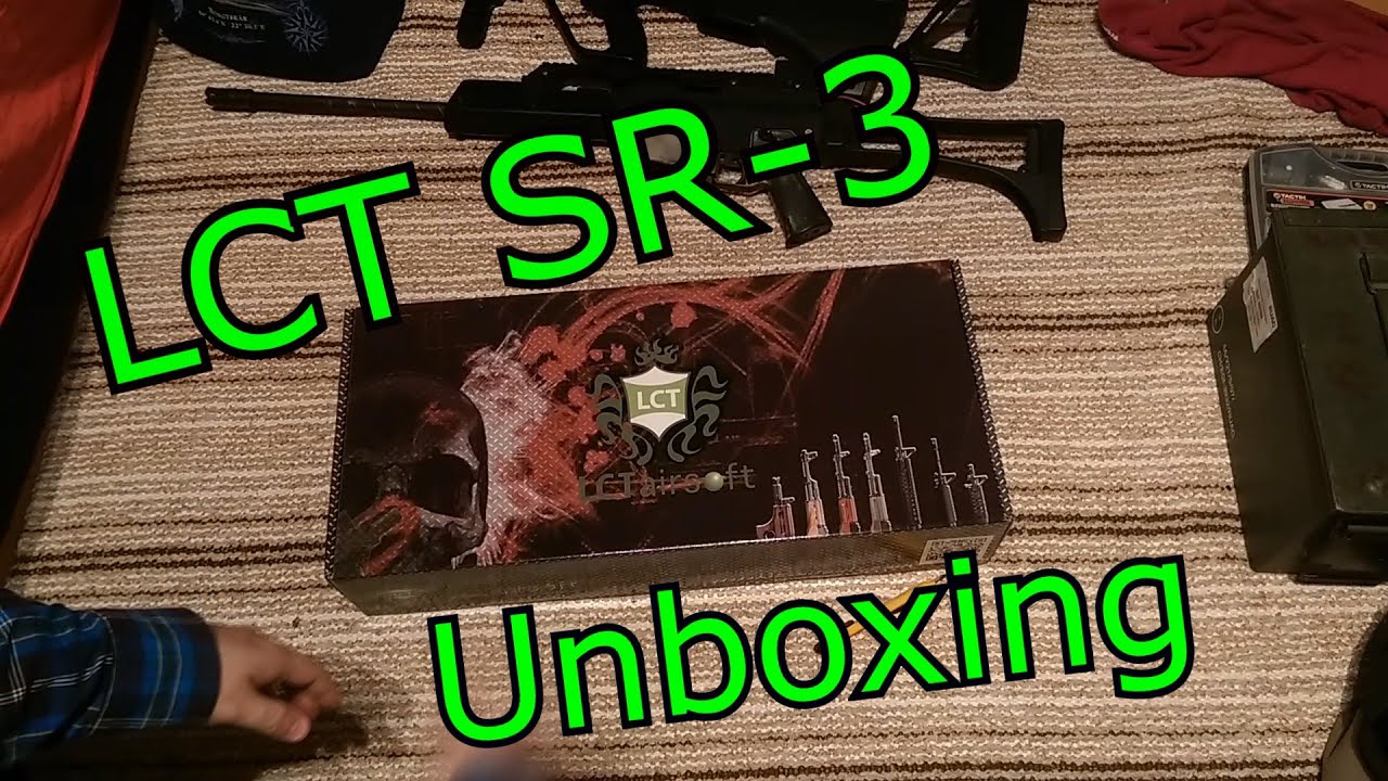 LCT SR-3M Airsoft Paketin Avaus - YouTube