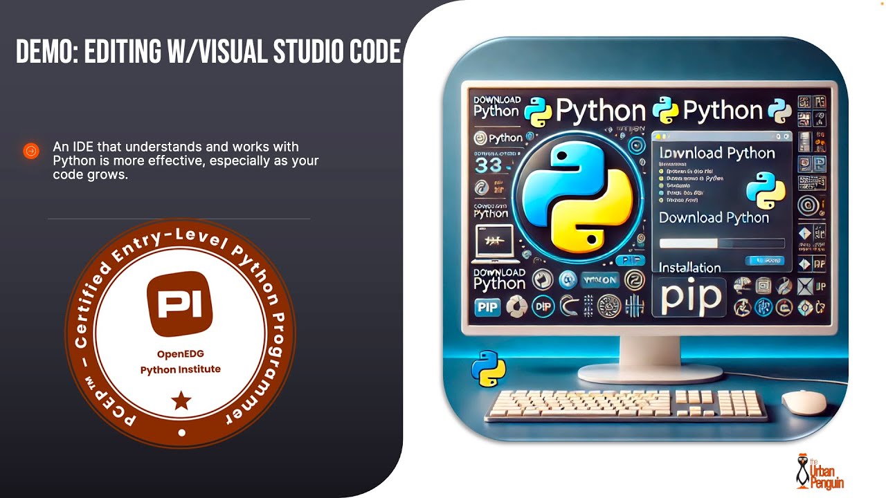 PCEP-006: Creating Python Scripts in Visual Studio Code for Windows - YouTube