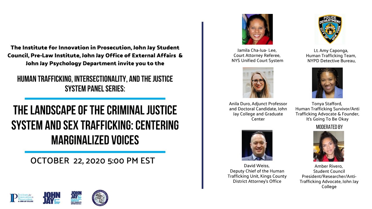 The Landscape of The Criminal Justice System and Sex Trafficking ...