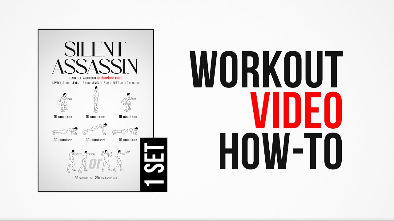 Silent Assassin Workout [ How-To ] [ One Set ] by #DAREBEE - YouTube