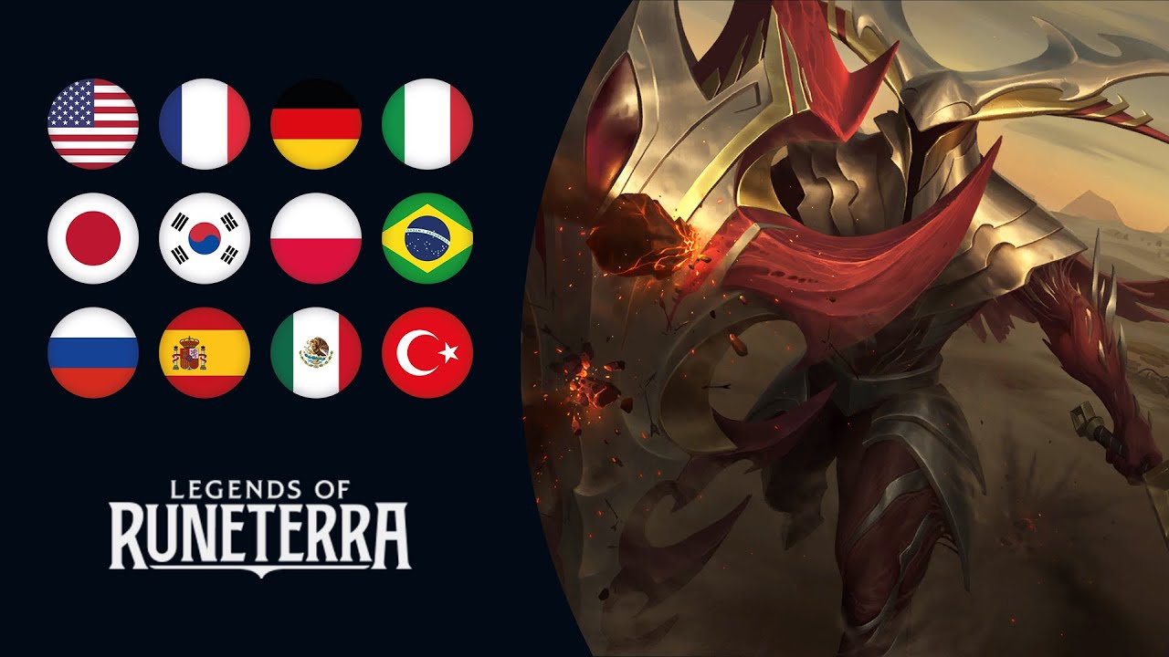 Joraal - All Voice Lines - All Languages | Legends of Runeterra - YouTube