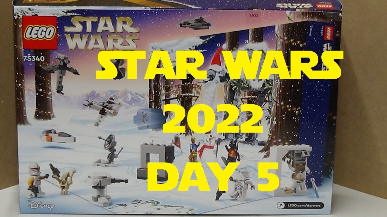 LEGO 75340 STAR WARS ADVENT CALENDAR DAY 5 - YouTube