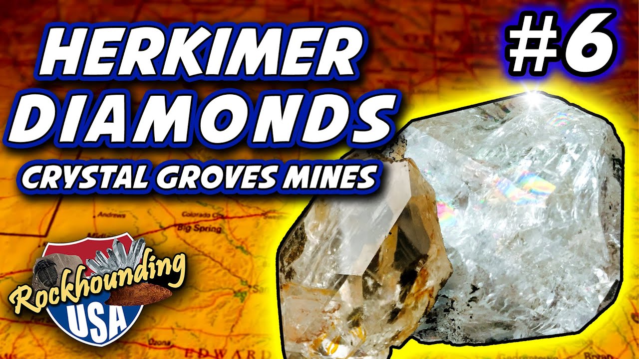 Collecting Gorgeous Herkimer Diamond Hunting at Crystal Grove in New ...