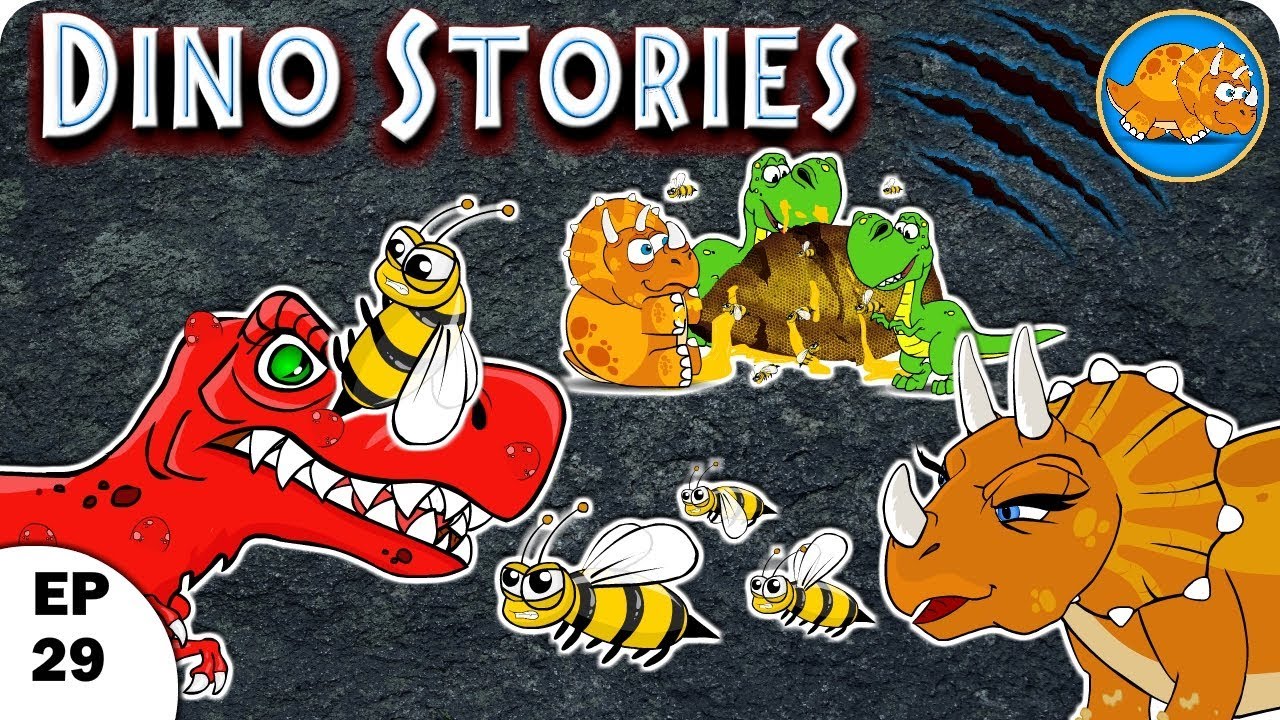 Dino Chase for Honey l Dino Stories l Dinosaur Story For Kids l Cartoon ...