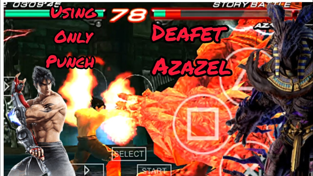 deafeting azazel using only punch with jin khazama #youtube #takken ...