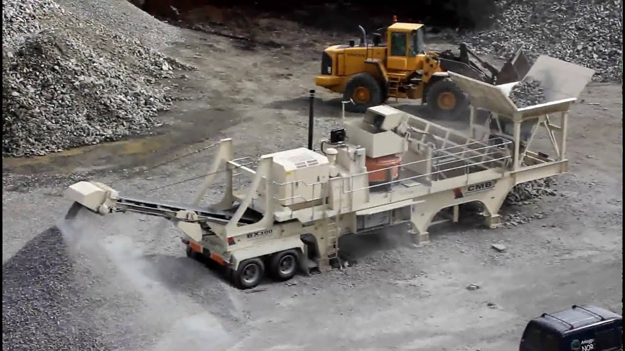 CMB International BX300 Mobile Crushing Plant - YouTube