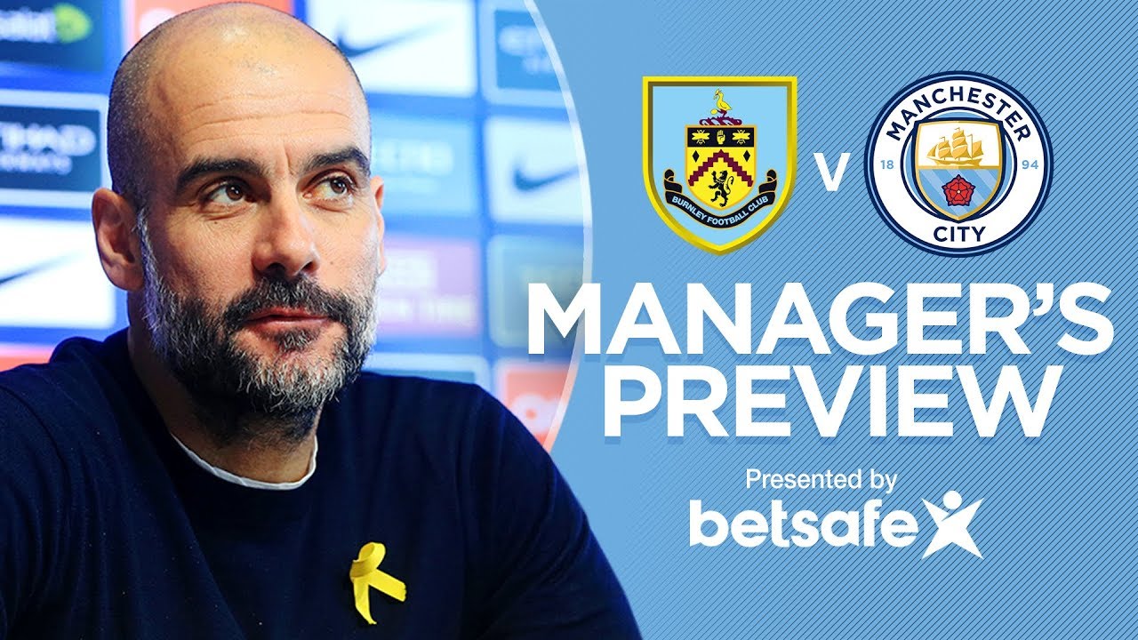 Pep Injury Updates | Pre-Match Press Conference | Burnley v City - YouTube