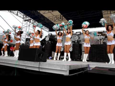 The Beautiful Miami Dolphins Cheerleaders video by Rockhardchic.com