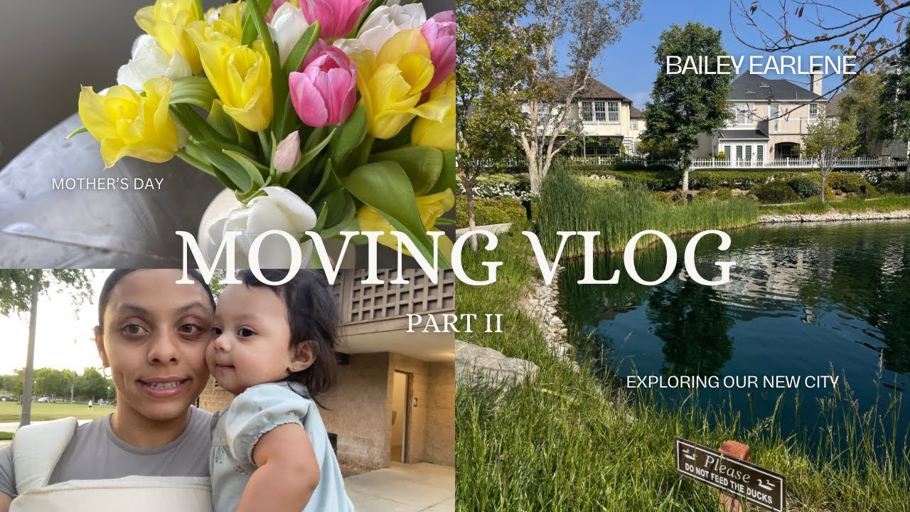 Moving Vlog: Few days in the new apartment, grocery shop, nights at the park & getting settled ...