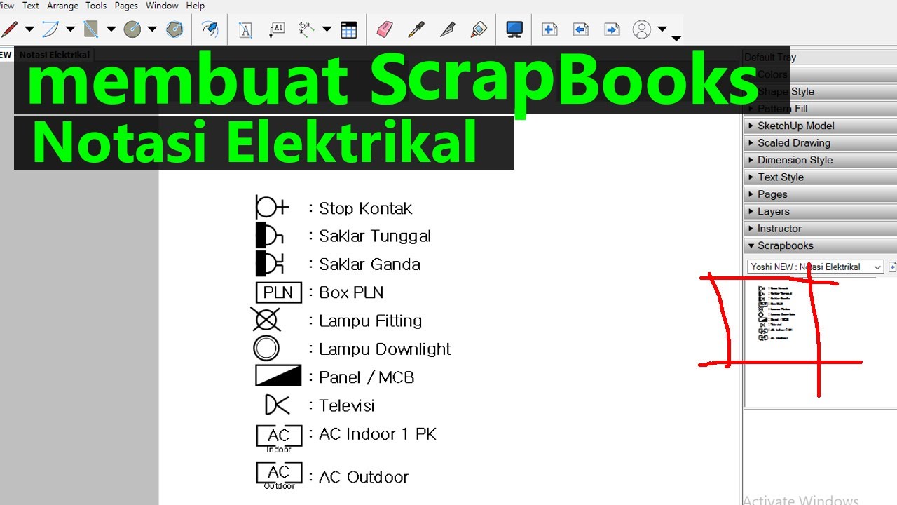 notasi elektikal sketchup - YouTube