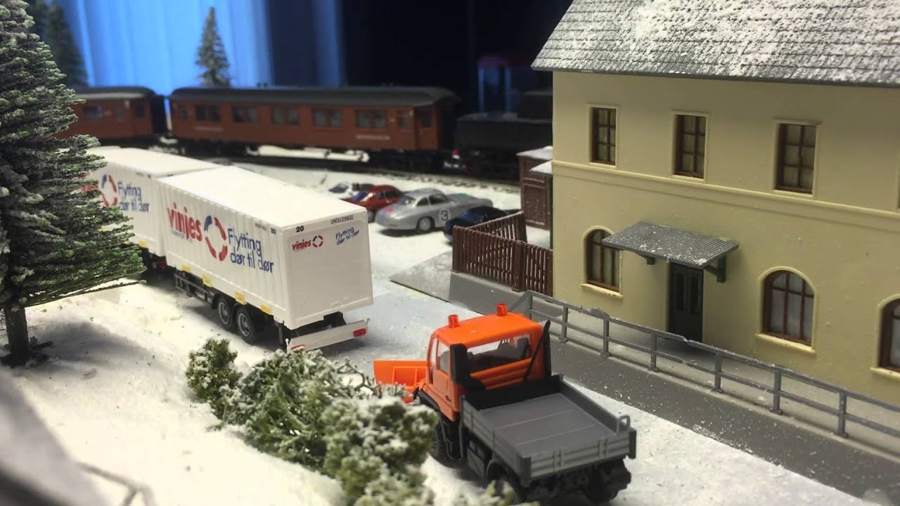 Model railroad, Norwegian trains. H0 - YouTube